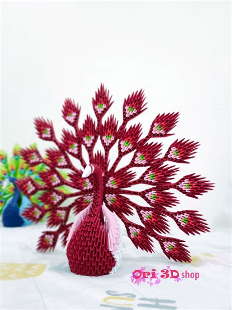 Ori 3d Tổng Hợp Các Mẫu Công Origami 3d Peacock 3d Origami Collection
