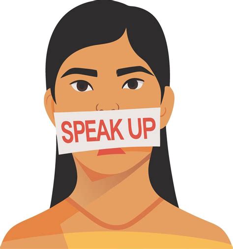 Speak Up Advocacy Awareness Art Symbolizing Courage And Empowerment