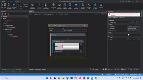 Getting Error As Value For Required Argument Was Not Supplied Studio
