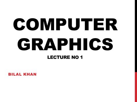 Solution Computer Graphics Notes Studypool
