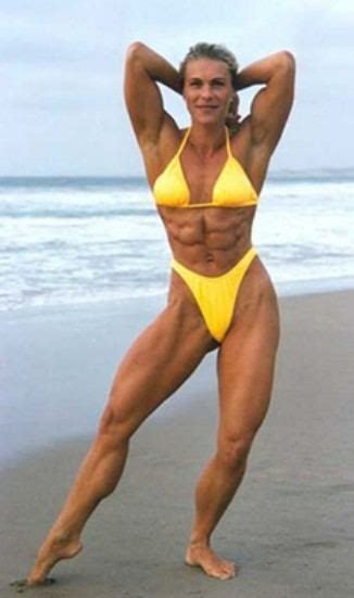 Anja Langer German Female Bodybuilder ~ Bio Wiki Photos Videos