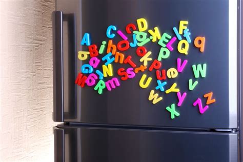 Colorful Magnetic Letters For Fridge Door Decs