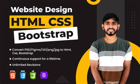 Create Website Design Using Html Css Bootstrap Psd To Html By