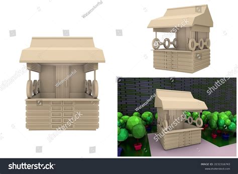 3d Rendering Illustration Model Thailand Booth Stock Illustration 2231516743 Shutterstock