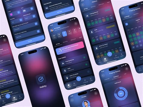 Habit Tracker Mobile App Ui Ux Design Habit Tracking App By Tanzir Fahad On Dribbble
