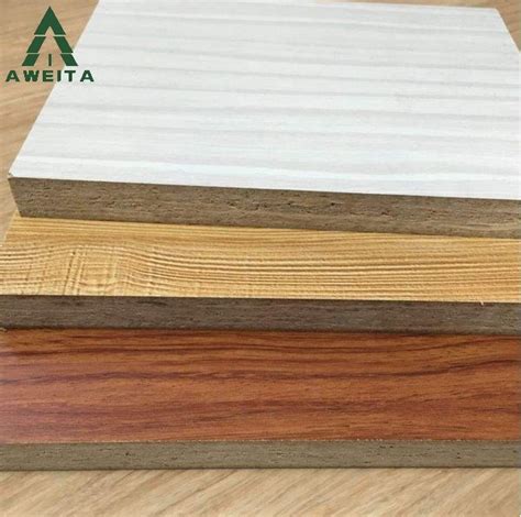 16mm 18mm Melamine Paper Faced Moisture Proof Particle Board Melamine
