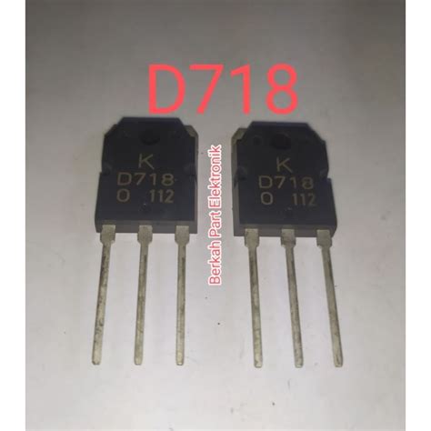 Jual Transistor D718 Asli Shopee Indonesia