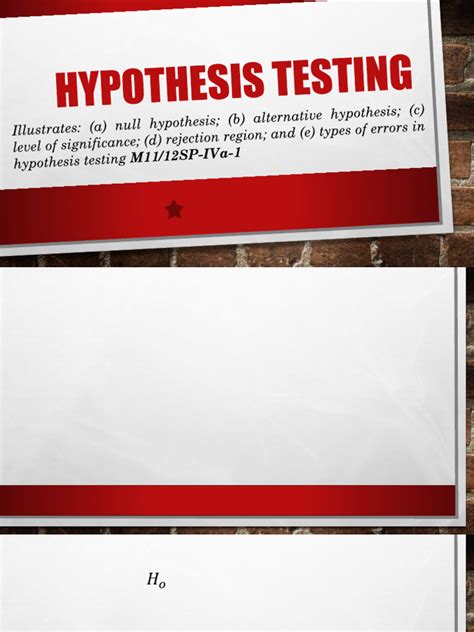 4 1 hypothesis testing pdf hypothesis null hypothesis