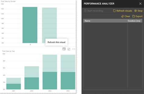 Power BI Blog Performance Analyzer