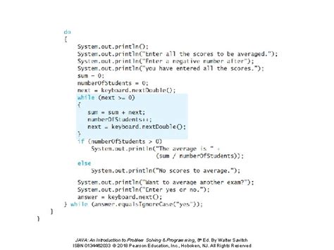 Java An Introduction To Problem Solving Programming 8