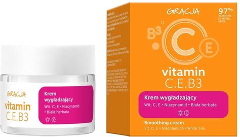 Krem Miraculum Gracja Vitamin C.E.B3 Wygładzający 50ml - Opinie i ceny ...