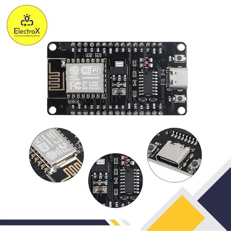 Esp8266 Type C Ch340g Nodemcu Wifi Module Electroxbd