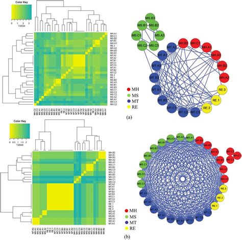 clustering of different samples based on their species composition