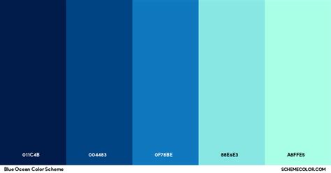 Ocean Blue Color Number Infoupdate Org