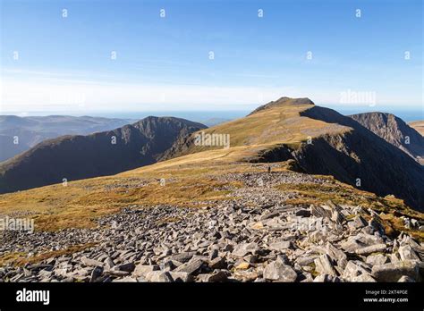 Looking Towards Cadair Idris Or Cader Idris And Craig Cau From Mynydd