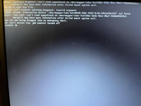 Cant Read Superblock Rmanjarolinux