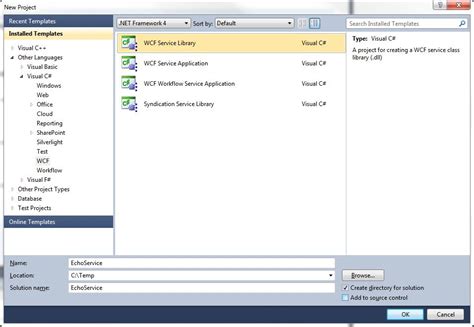 Simple WCF Web Service To Receive Parameter From POST Request Body