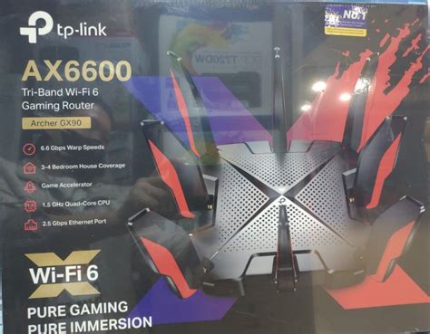 Tp Link Gx90 Ax6600 Tri Band Wifi 6 Gaming Router Computers And Tech Parts And Accessories