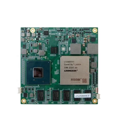 New Loongson 3a6000 Processor Industrial Embedded Motherboard Ddr4