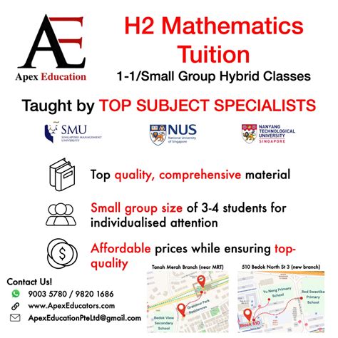 Premium H2 Mathf Mathh3 Mathh2 Physicsh1 Gp Tuition By Scholars