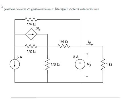 Solved FIND V VOLTAGE You Can Use Mesh Method Or Node Chegg