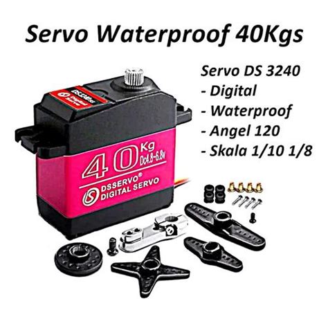 Jual Servo Ds3240 Waterproof Digital 40kg Kab Sidoarjo Homa Rc Tokopedia