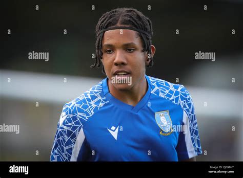 Josh Ashman Of Sheffield Wednesday During The Pre Match Warm Up Stock