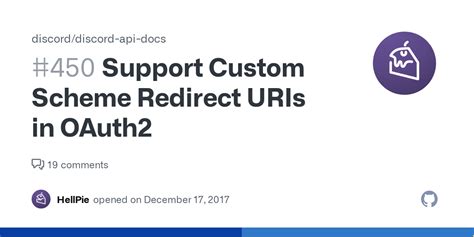 Support Custom Scheme Redirect Uris In Oauth2 · Issue 450 · Discord