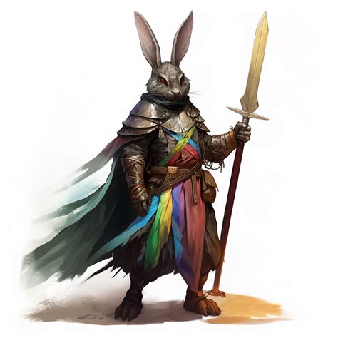 Dnd Harengon Fighter R Midjourney