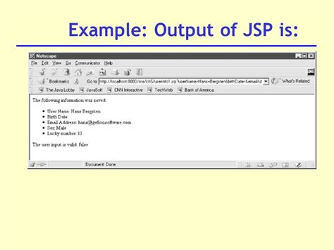 Dt228 3 Web Development Java Beans Intro A Major Problem With Jsp Is Tendency To Mix Java Code