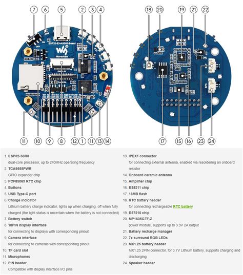 Esp32 S3 Audio Board Smart Speaker Devkit Features A Dual Mic Array Esp32 S3 Audio Board Smart Speaker Devkit Features A Dual Mic Array