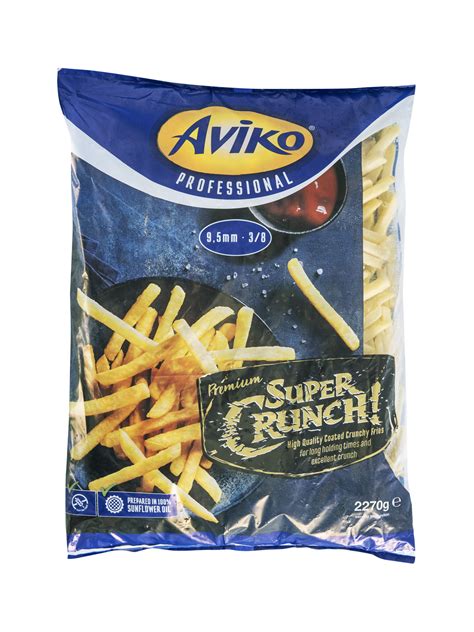 Aviko Super Crunch Chips 3 8 9 5mm 4x2 27kg 1way Food Service