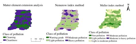 Spatial Distribution Of Assessment Grades Of Potential Toxic Elements Download Scientific