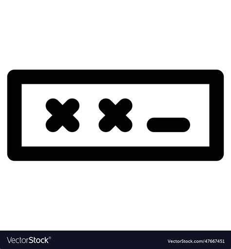 Three Digit Pincode Lock For Privacy Reason Vector Image