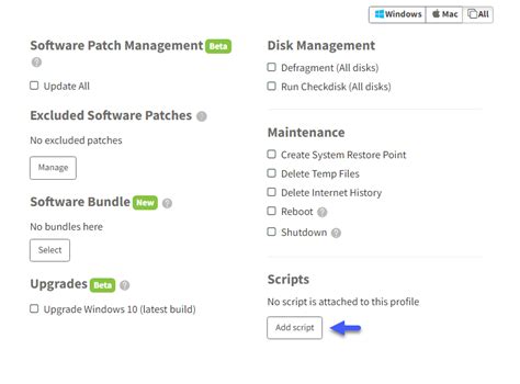 Ejecutar Scripts Automáticamente Con Un Perfil De Automatización De Ti Atera Support