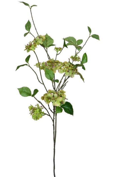 Artificial Mini Green Hydrangea Stem Artificial Green