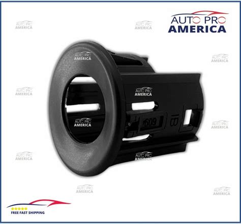 Automotive Parking Sensor Brackets 4pcs Parking Assist Sensor Bezels