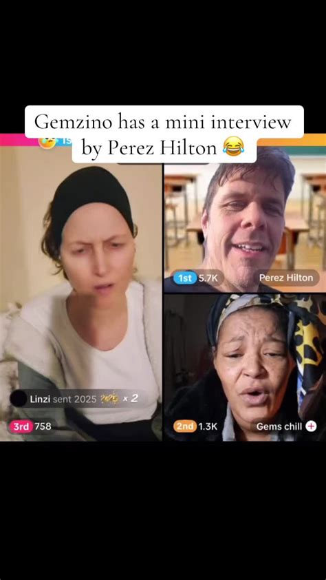 Gemzinos Interview With Perez Hilton Life In Coventry Tiktok