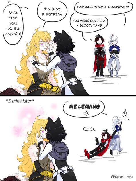 Rwby Ruby Yang And Blake Yuri