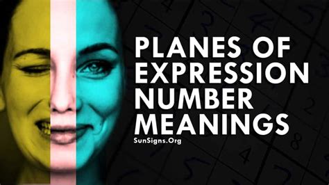 Planes Of Expression Number Meanings SunSigns Org