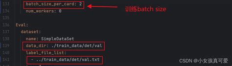 Paddleocr训练自己模型（2） 参数配置及训练paddleocr Det Cls Rec模块 Csdn博客