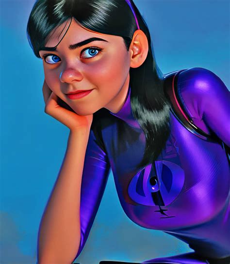 Violet Parr Portrait Ai Fanart By Arscollectio93 On Deviantart