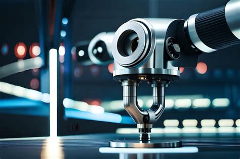 Premium Photo Robot Arm Cnc Automation Handling System For Industrial Manufacturing