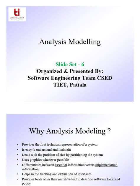 Slide Set 6 Requirement Modeling Pdf Class Computer Programming