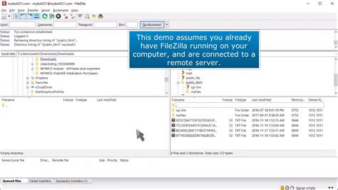 Ftp How To Delete Remote Folders Using Filezilla Youtube
