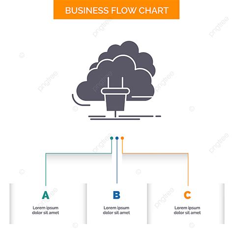 Business Flow Chart Vector Hd Images Cloud Connection Energy Network