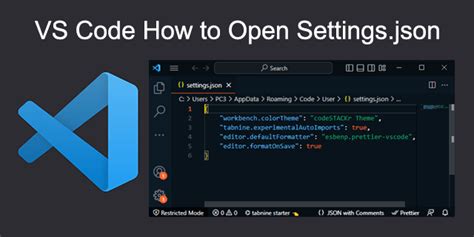 วธเปด Settings json ใน VS Code All Things Windows