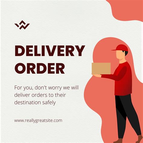 Free And Customizable Delivery Templates