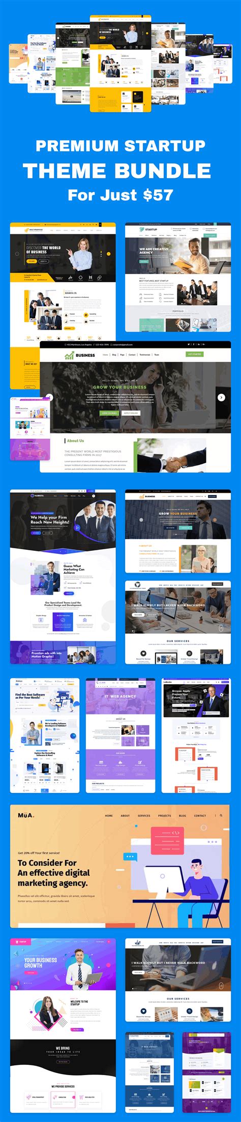 Startup Theme Bundle Best Startup Wordpress Themes Pack