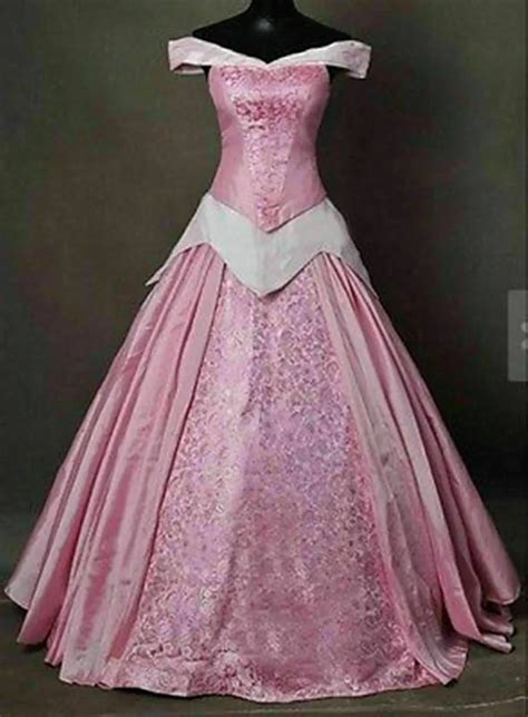 Sleeping Beauty Pink Wedding Dress